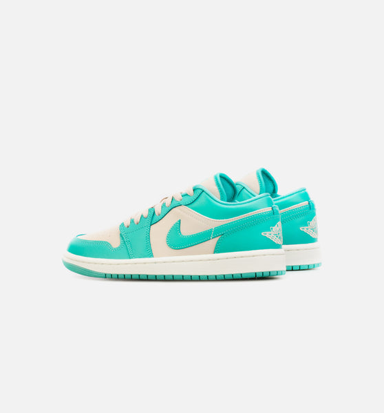 Jordan DC0774-131 Air Jordan 1 Low Womens Lifestyle Shoe - Teal Blue ...
