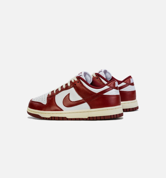 Nike FJ4555-100 Dunk Low PRM Team Red Womens Lifestyle Shoe - Red/White ...