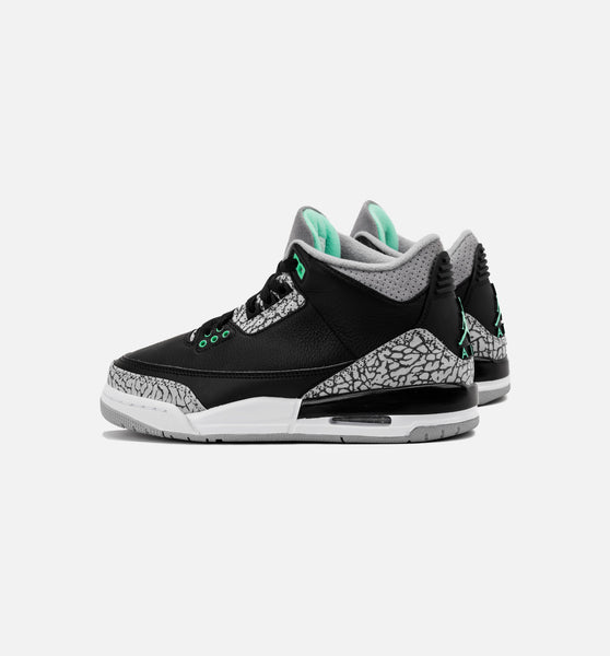 Jordan DM0967-031 Air Jordan 3 Retro Green Glow Grade School Lifestyle ...